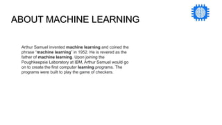 Machine learning | PPTX | Artificial Intelligence | Technology & Computing