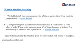 Machine learning | PPT