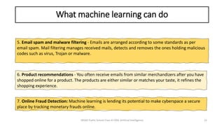 Machine Learning | PPTX