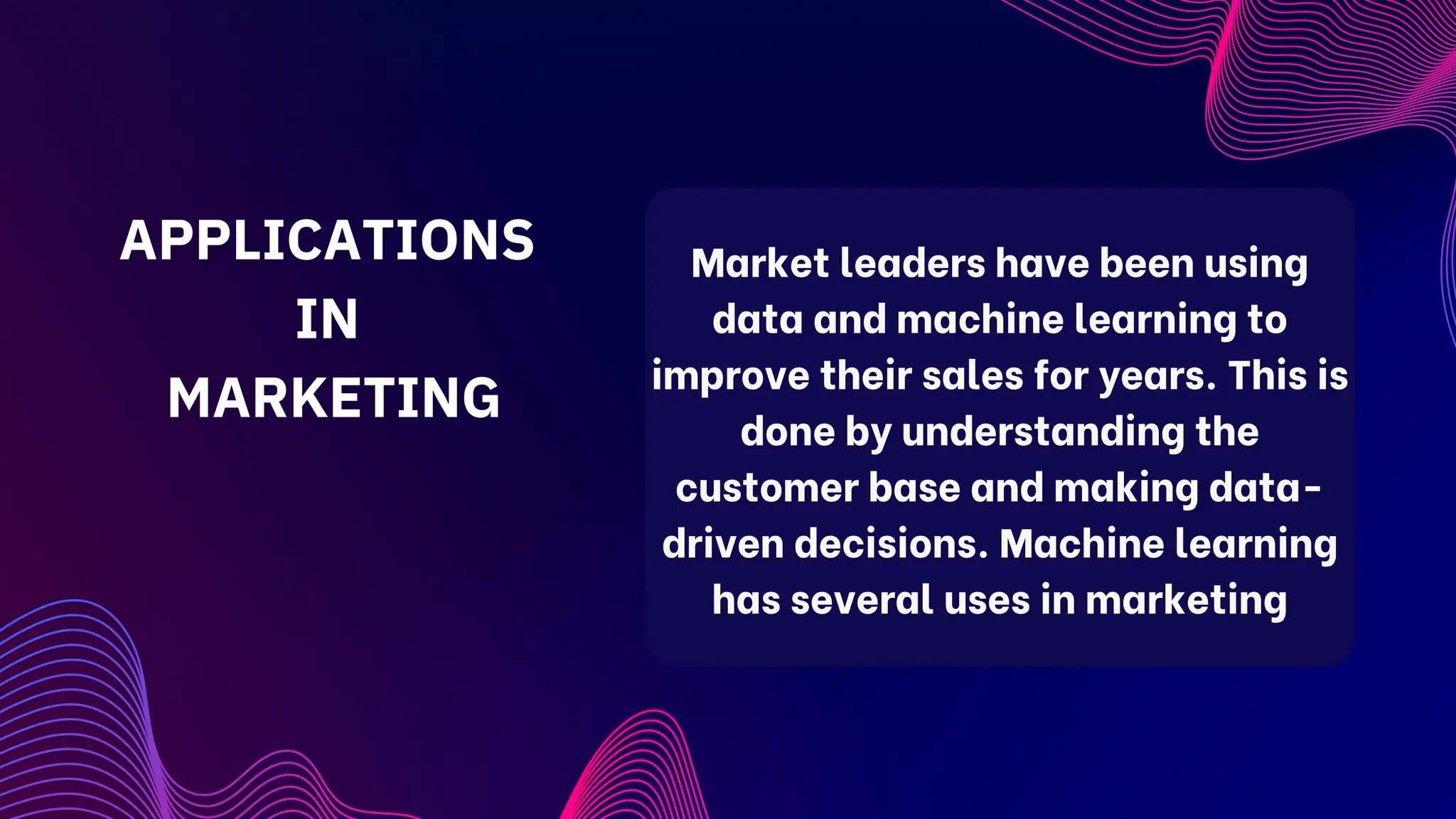 Machine learning: Application in Marketing | PDF