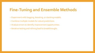 Machine Learning: How to Tackle Complex Assignments with Ease | PPT