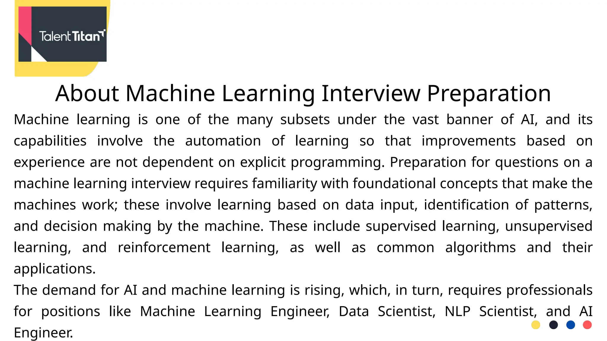 Machine Learning Interview Question Ppt