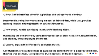 machine learning interview question .ppt