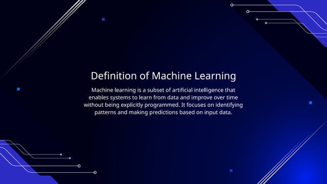 machine learning ppt for the bca sem 6 students | PPTX