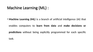 Machine Learning for beginners level .pptx
