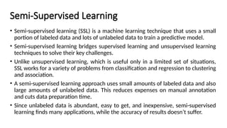 Machine Learning (ML) for Biotechnology students | PPTX