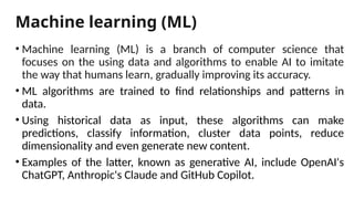 Machine Learning (ML) for Biotechnology students | PPTX
