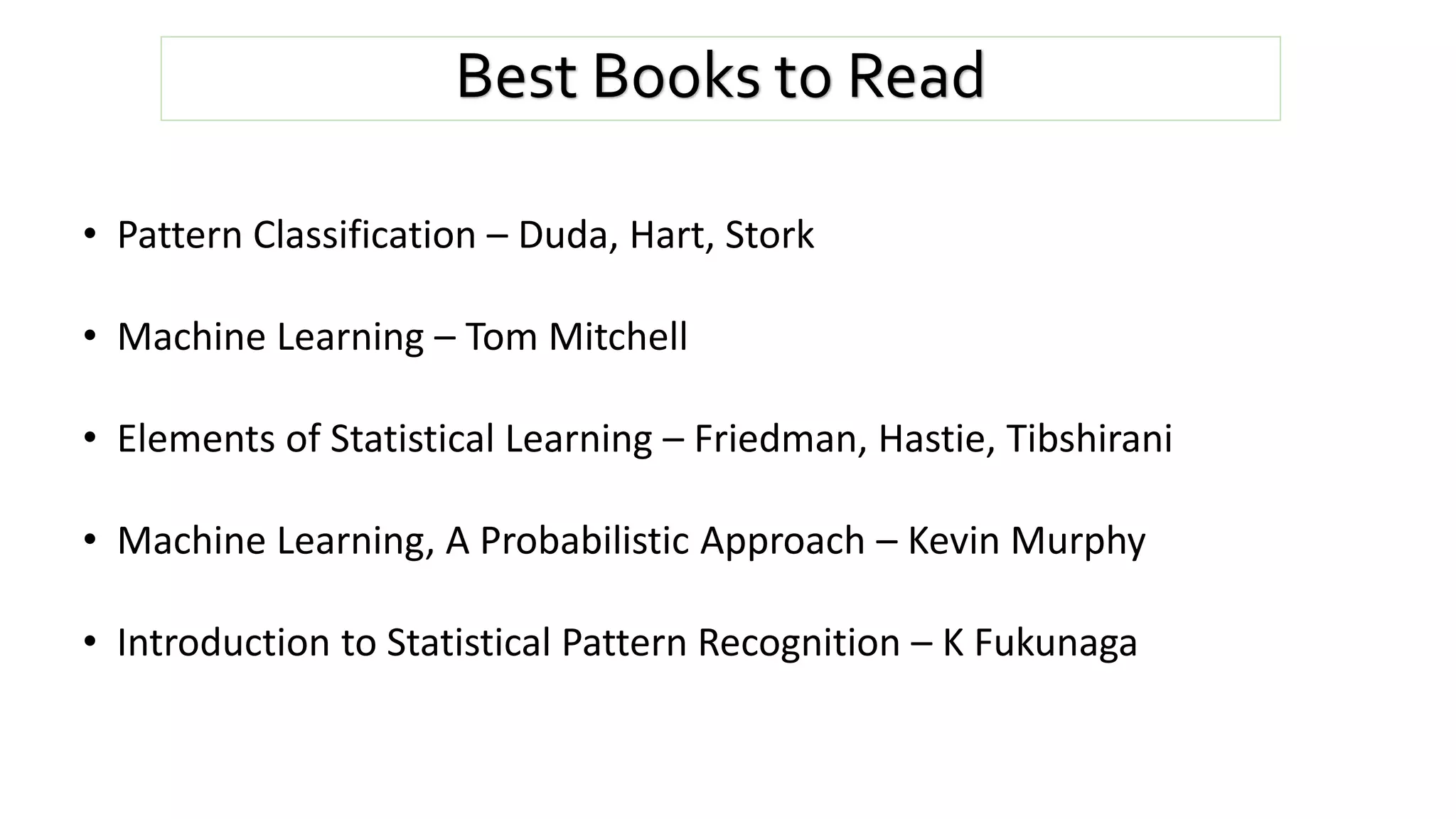 Machine learning a developer's perspective | PPTX