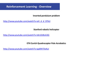 Machine Learning: Advanced Topics Overview | PDF