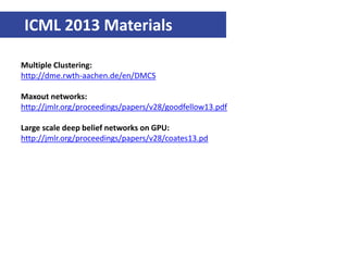 Machine Learning: Advanced Topics Overview | PDF