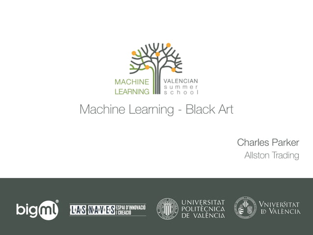 L15. Machine Learning - Black Art | PPT