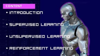 Machine Learning and its types with application | PPTX