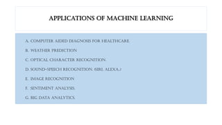 Comprehensive Introduction to Machine Learning: Concepts, Applications ...