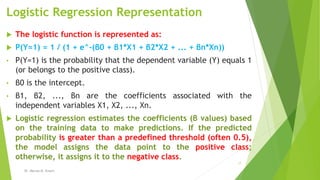 Machine Learning-Lec5.pdf_explain of logistic regression | PPT