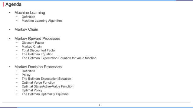 Machine Learning - Reinforcement Learning | PPT