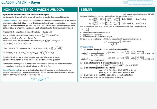 Machine learning - Schede | PPT