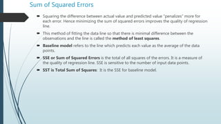 Machine learning session4(linear regression) | PPTX
