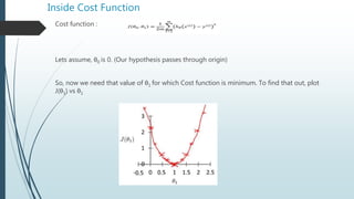 Machine learning session4(linear regression) | PPTX