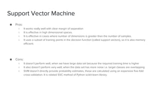 Machine learning - session 5 | PPT