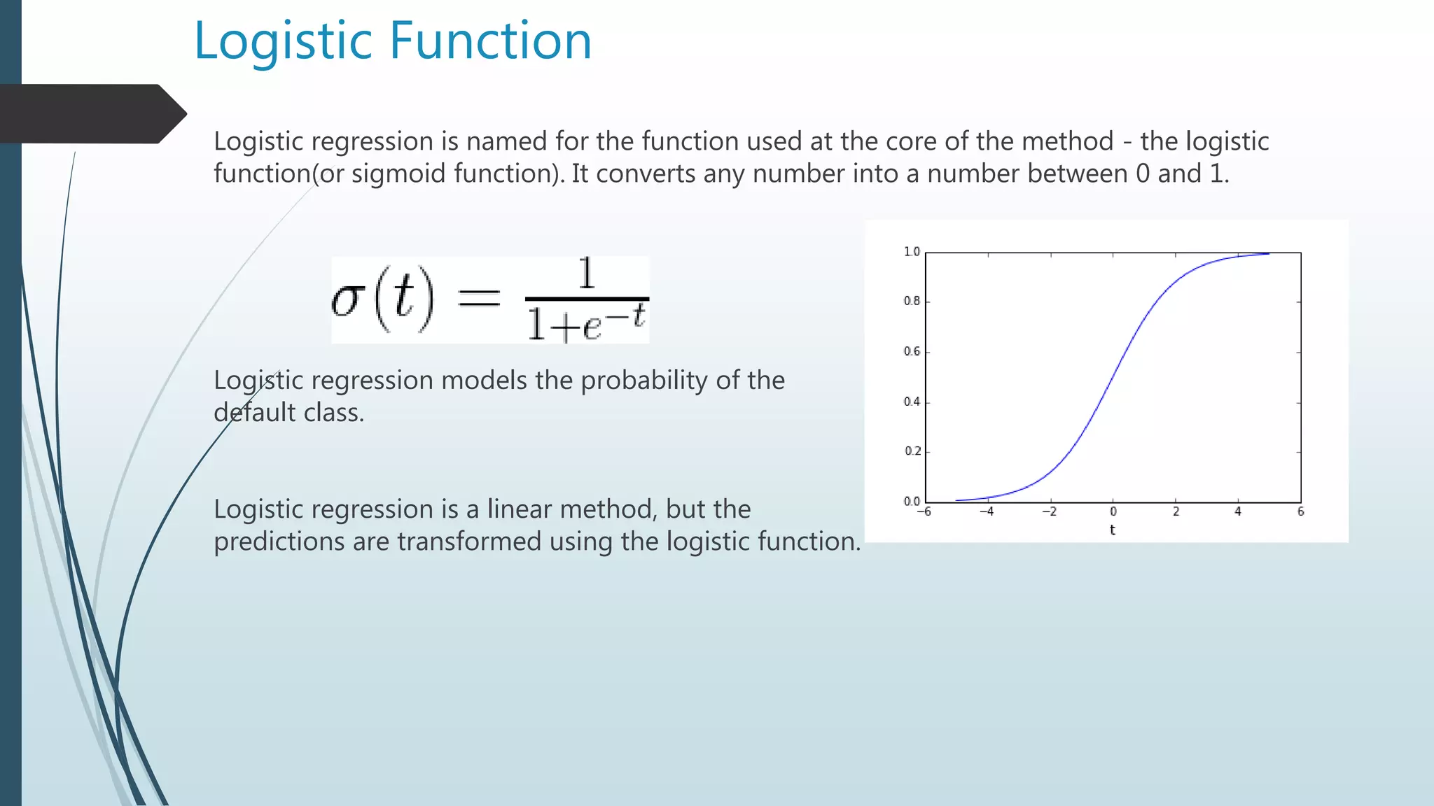 Machine learning session5(logistic regression) | PPTX | Technology & Computing