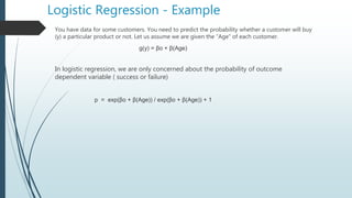 Machine learning session5(logistic regression) | PPTX
