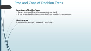 Machine learning session6(decision trees random forrest) | PPTX