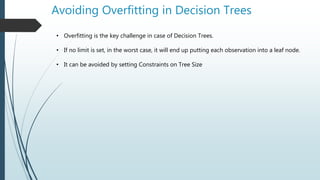 Machine learning session6(decision trees random forrest) | PPTX