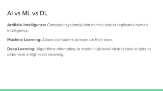 Machine learning - session 8 | PPT