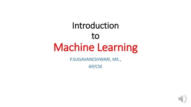 Machine learning[1] | PPT