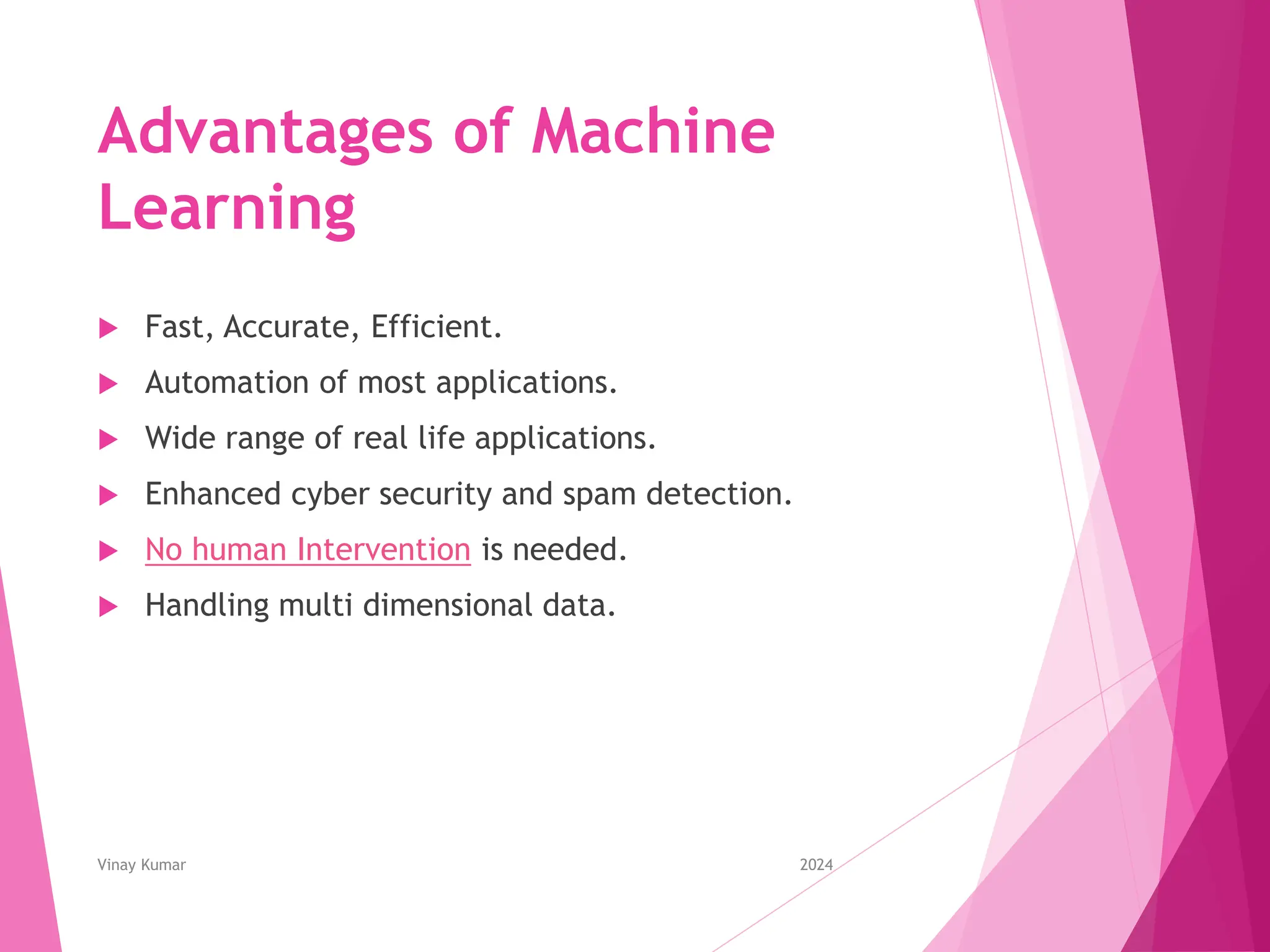 Introduction to machine learning ppt files | PPTX