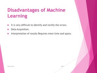 Introduction to machine learning ppt files | PPTX