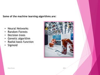 Introduction to machine learning ppt files | PPTX
