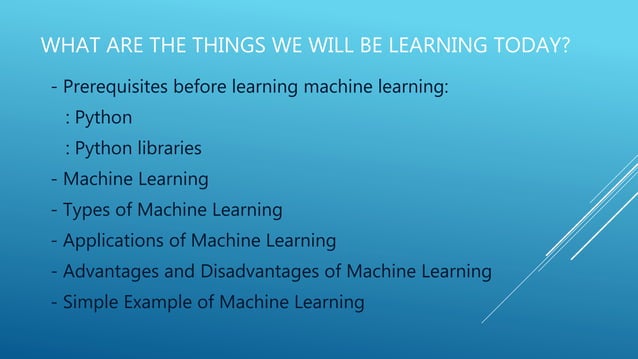 Machine Learning Introduction | PPTX