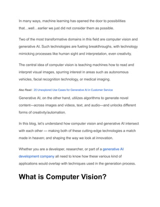 Machine Learning_ Advanced Computer Vision and Generative AI Techniques.pdf