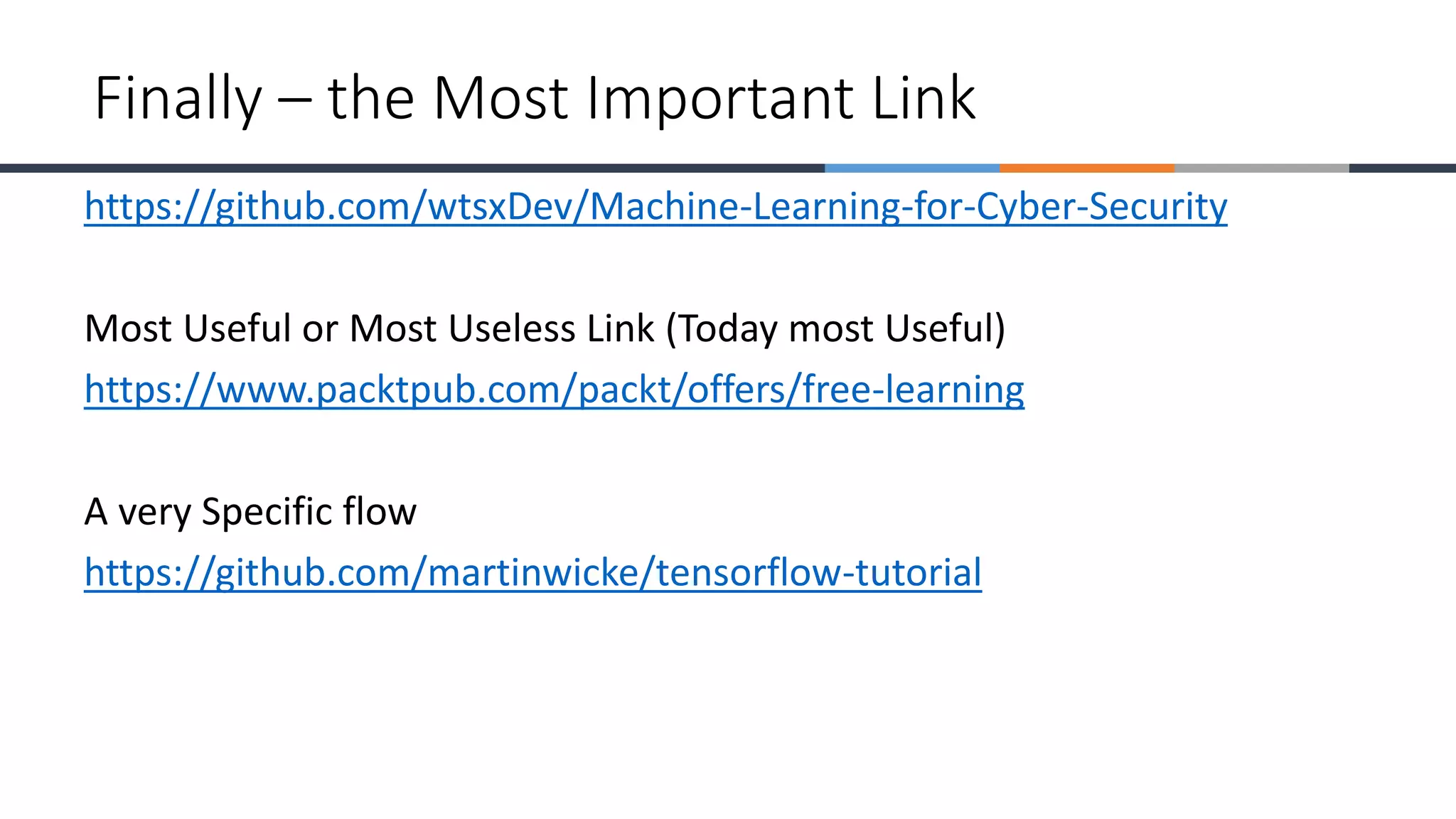 Machine Learning , Analytics & Cyber Security the Next Level Threat ...