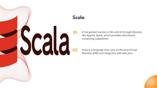 Different programming language used in ML and AI | PPTX