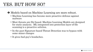 Machine learning and Cybersecurity | PPT