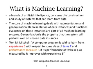 Machine Learning, Statistics And Data Mining | PDF