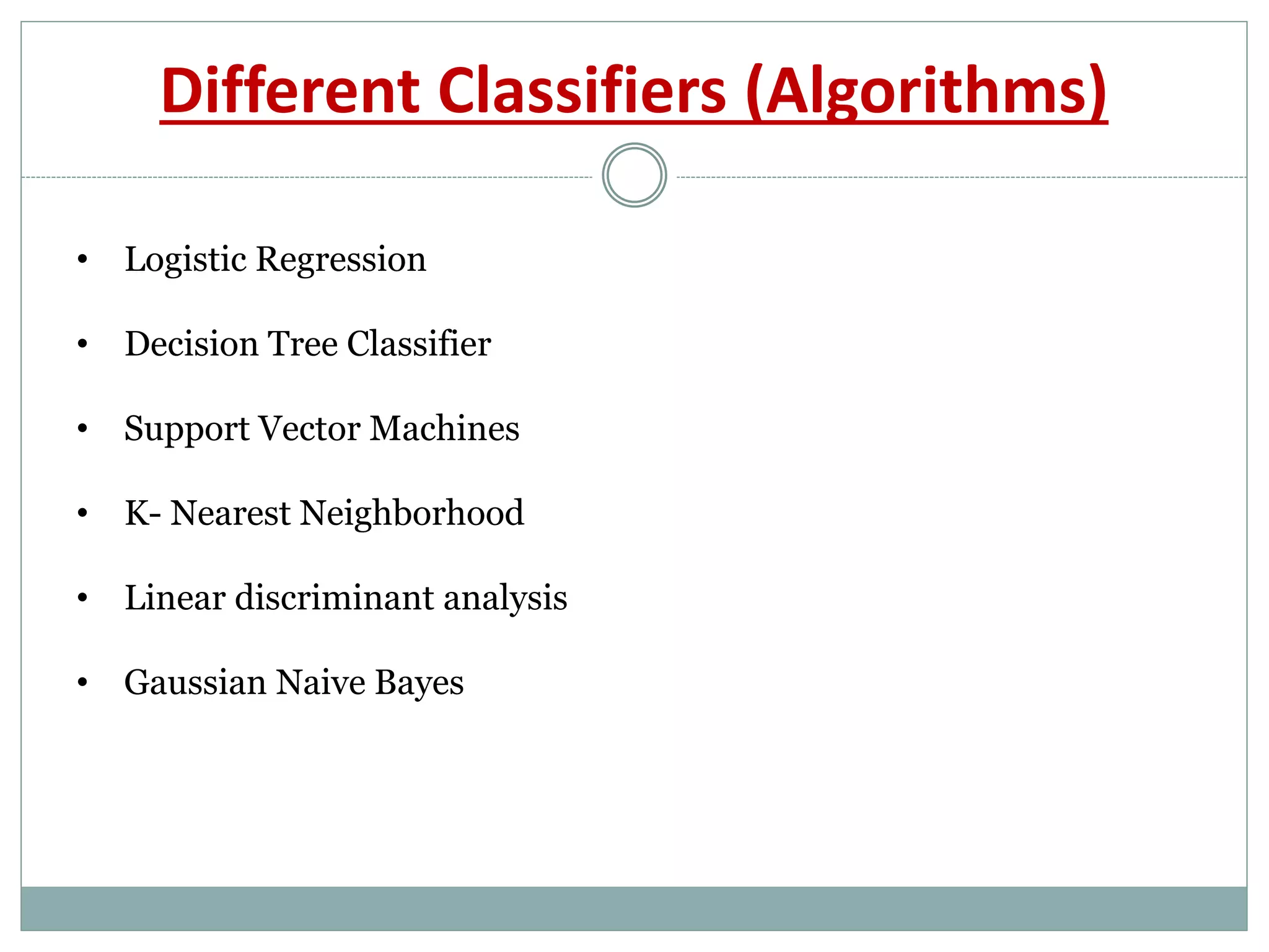Machine learning and decision trees | PPTX