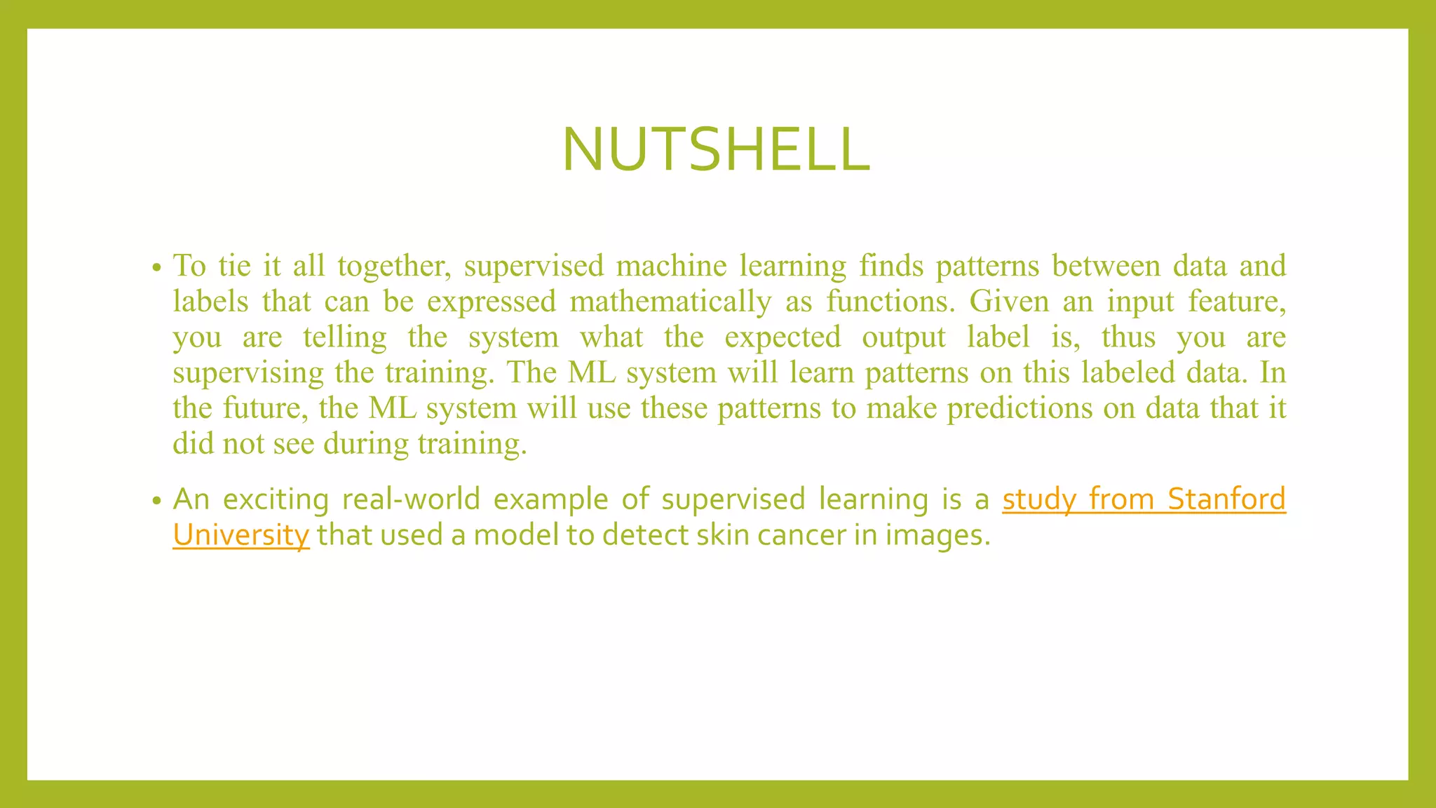 Machine Learning and its Applications | PPTX