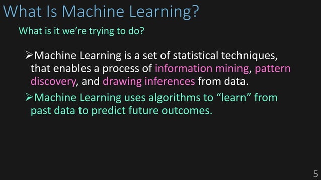 Machine Learning for Security Analysts | PPT