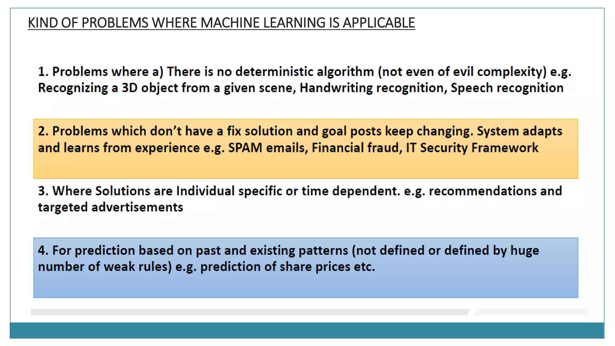 Machine learning and types | PPTX