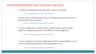 Machine learning and types | PPTX