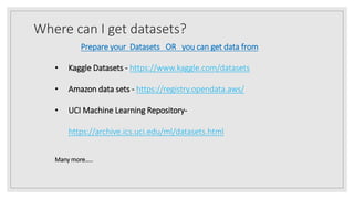 Machine learning and types | PPTX