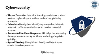 Machine Learning Applications | IABAC | PPT