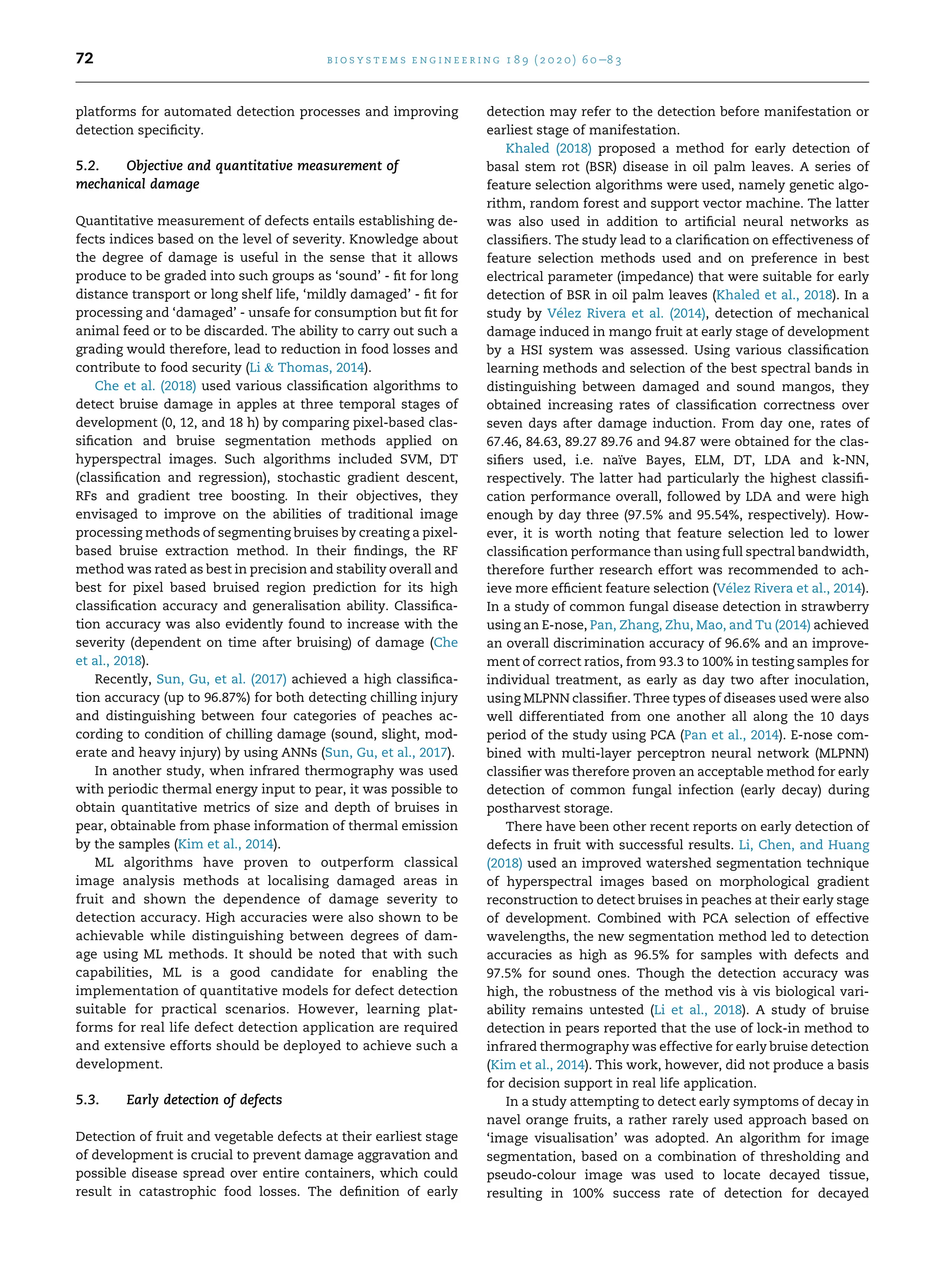 Machine Learning Applications To Non Destructive Defect Detection In