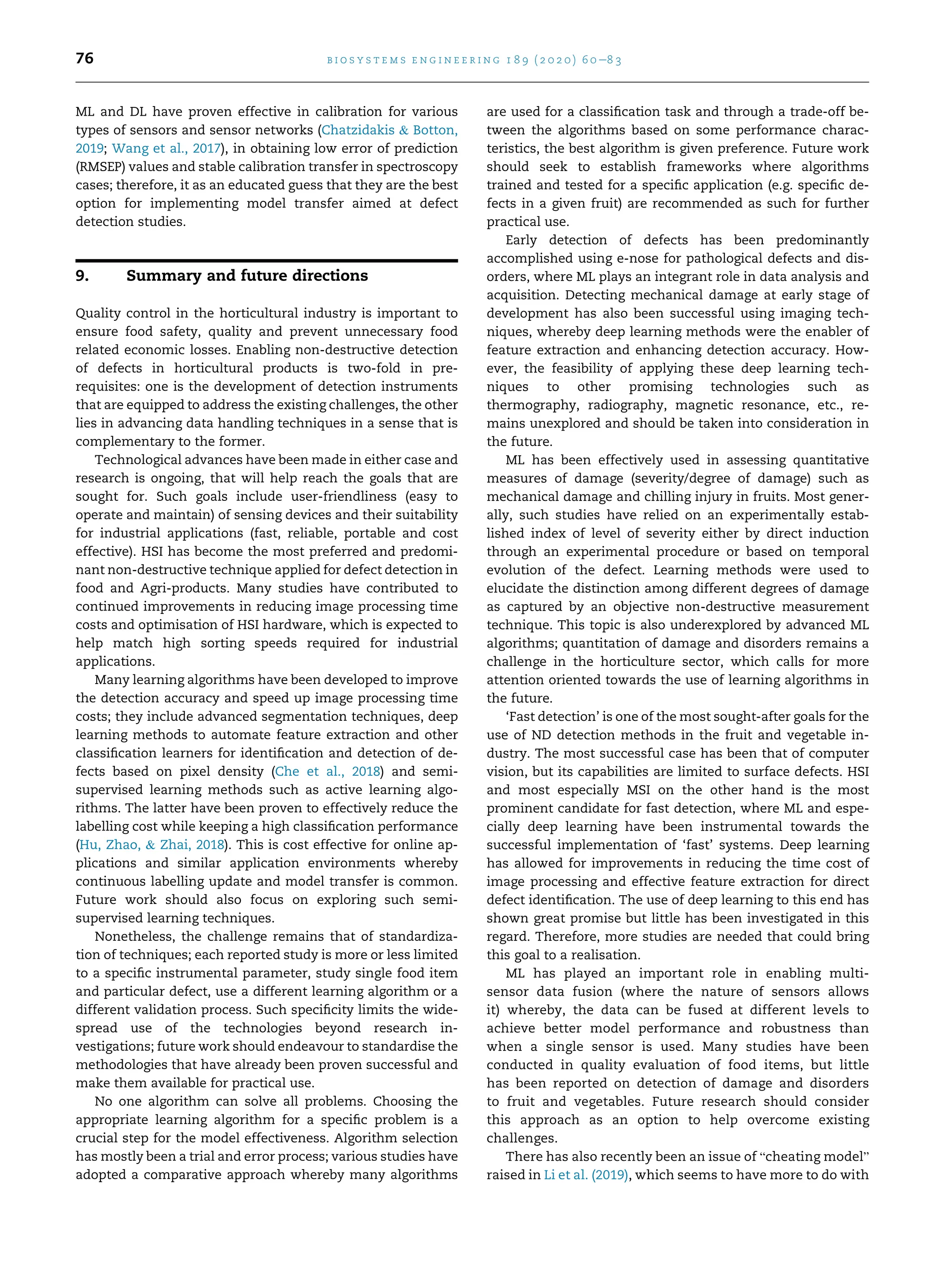 Machine Learning Applications To Non Destructive Defect Detection In