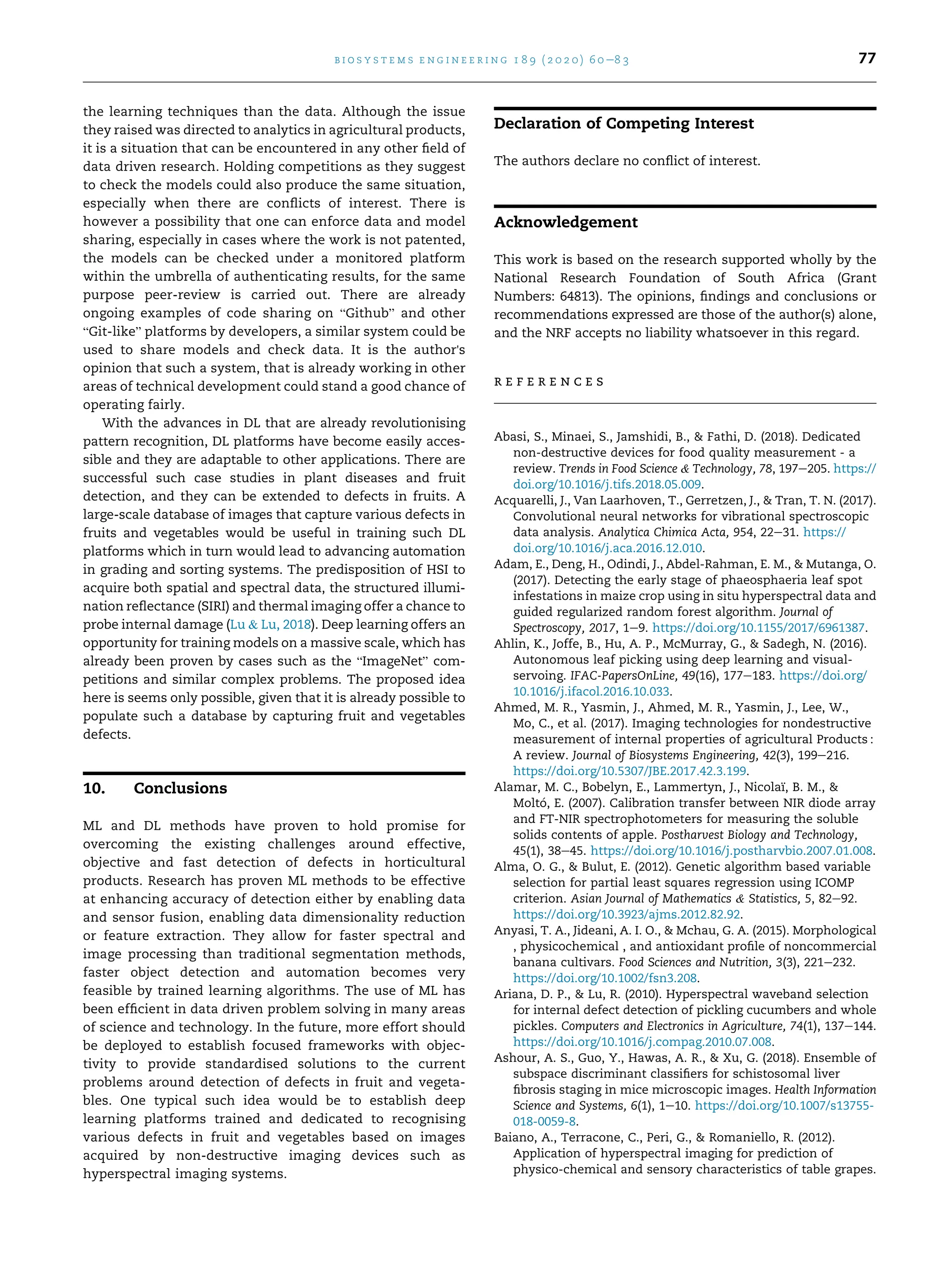 Machine Learning Applications To Non Destructive Defect Detection In