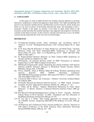 Machine learning approach to anomaly detection in cyber security | PDF