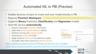 Machine Learning at Hand with Power BI | PDF